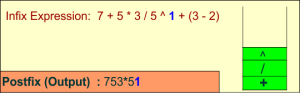 Algorithm to Convert Infix to Postfix Using Stack » CS Taleem