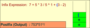 Algorithm to Convert Infix to Postfix Using Stack » CS Taleem